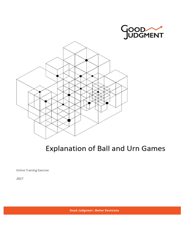 Ball and Urn Probability Games Explained | PDF | Probability | Mathematics