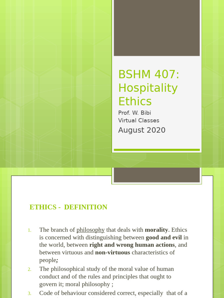 Ethics For Virtual Classes7th August-Final | PDF | Employment | Reputation