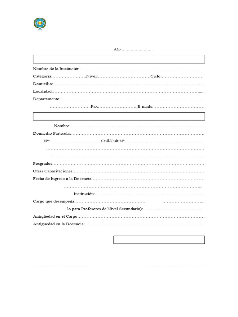 Hoja de Concepto Profesional Docente | PDF | Evaluación | Educación primaria