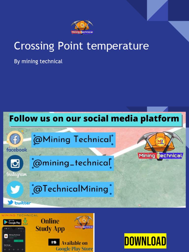 Crossing Point temperature | PDF