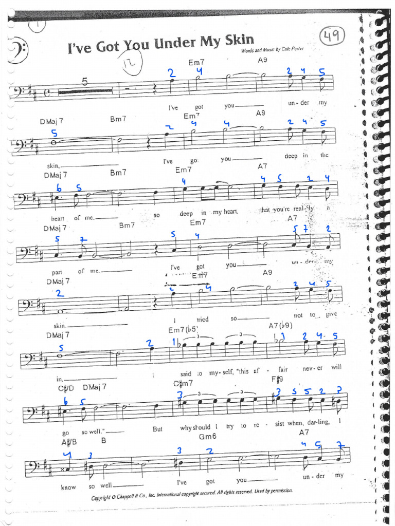 Ive Got You Under My Skin | PDF