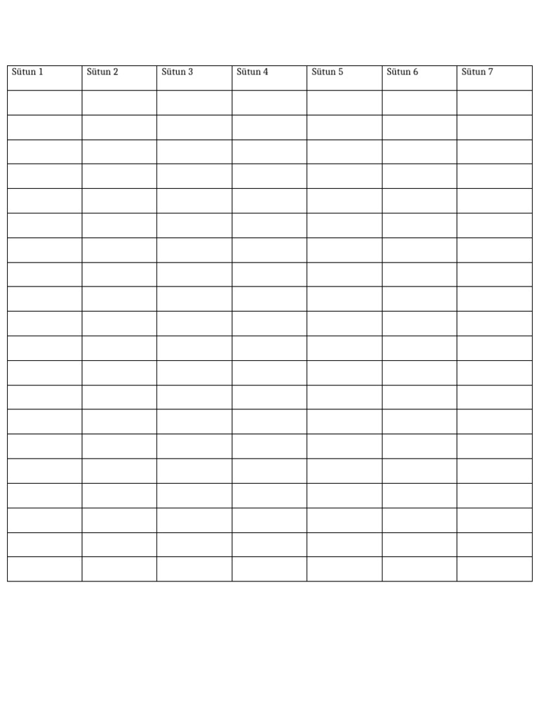 A4 Tablo Tam Kapsayan | PDF