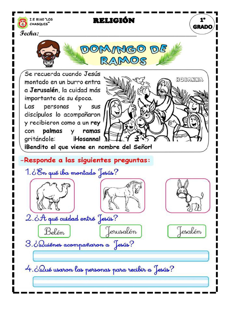 Ficha de Religión | PDF