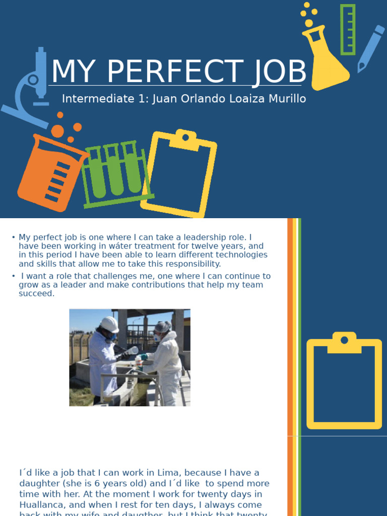 MY PERFECT JOB-Juan Loaiza Murillo | PDF