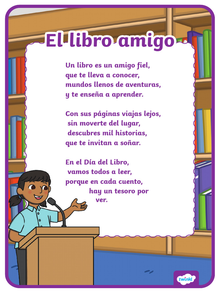 POESIA DIA DEL LIBRO | PDF