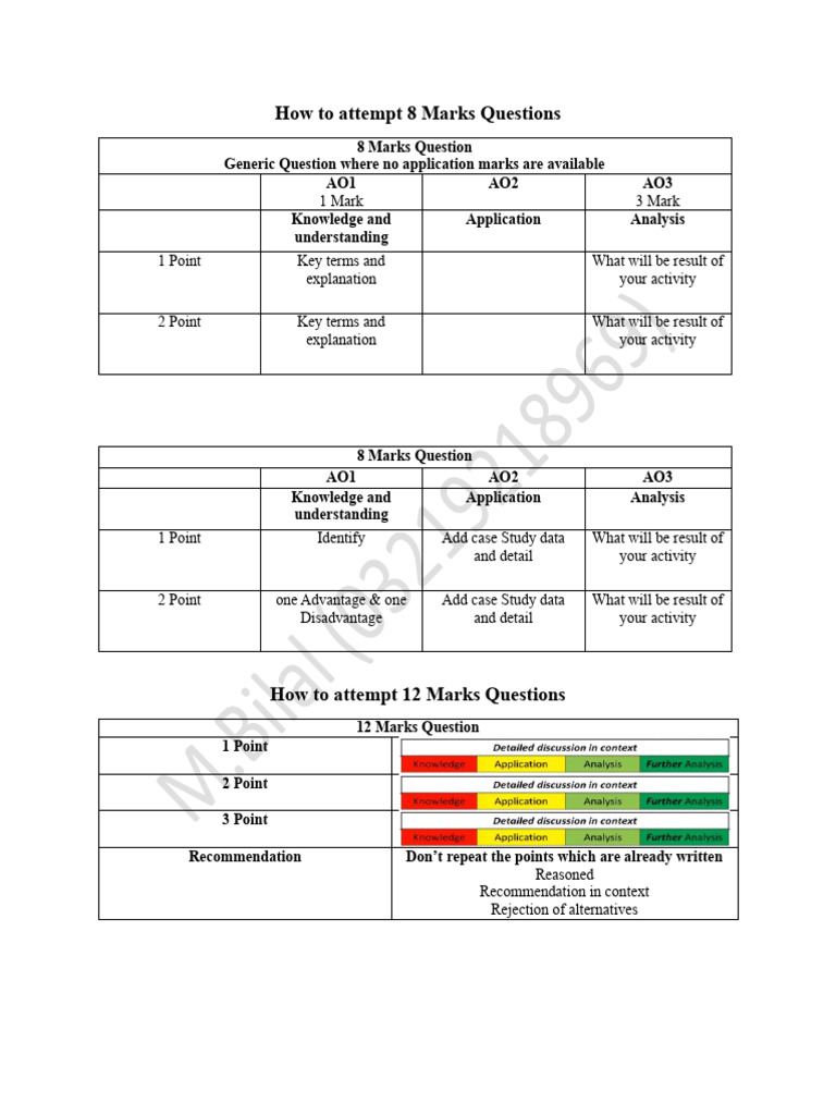 P2 O Level How To Attempt Paper | PDF | Data | Cognition