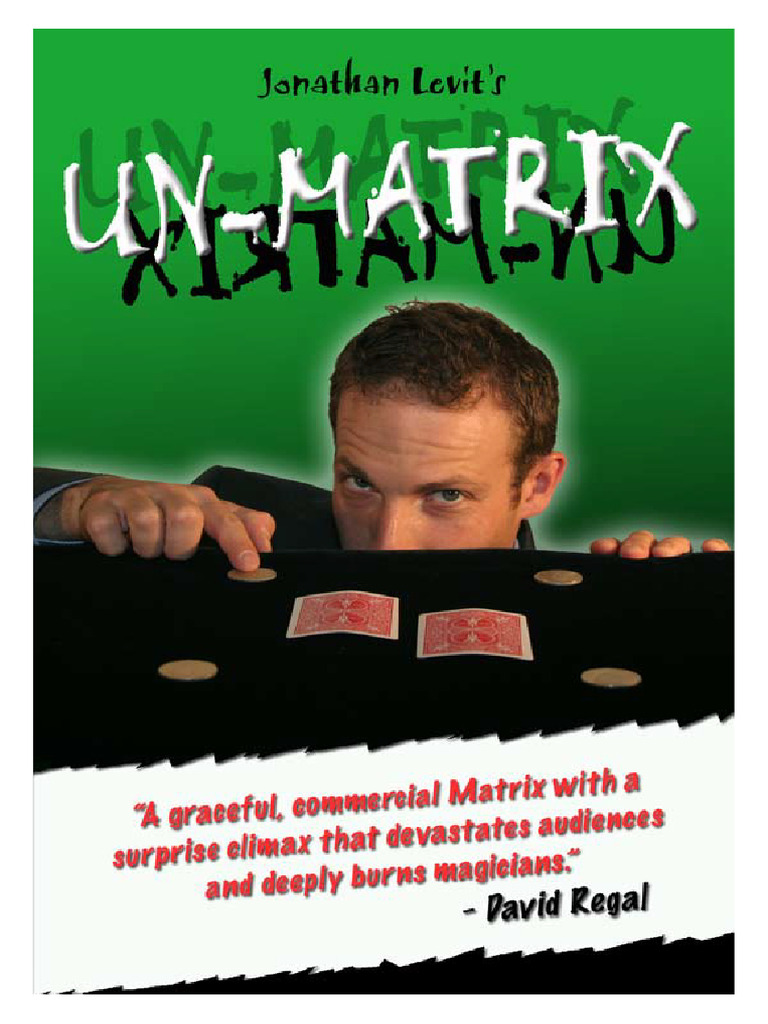 Jonathan Levit - Un-Matrix | PDF