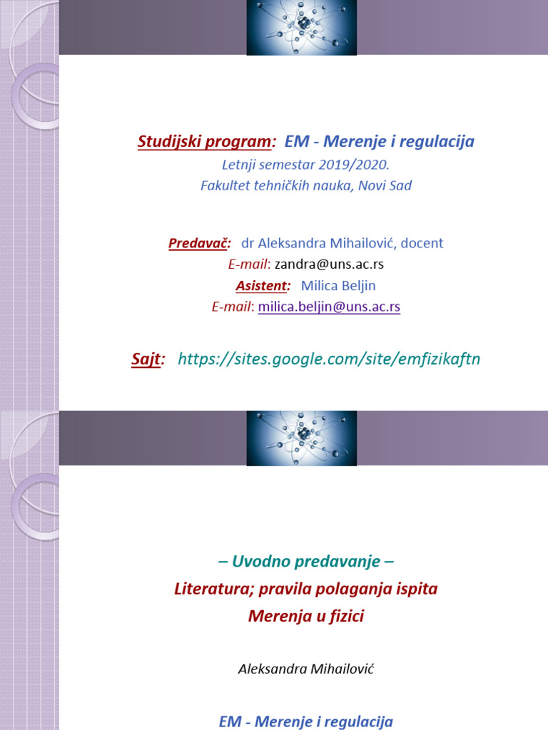 2020 0 EM Uvodno Predavanje | PDF