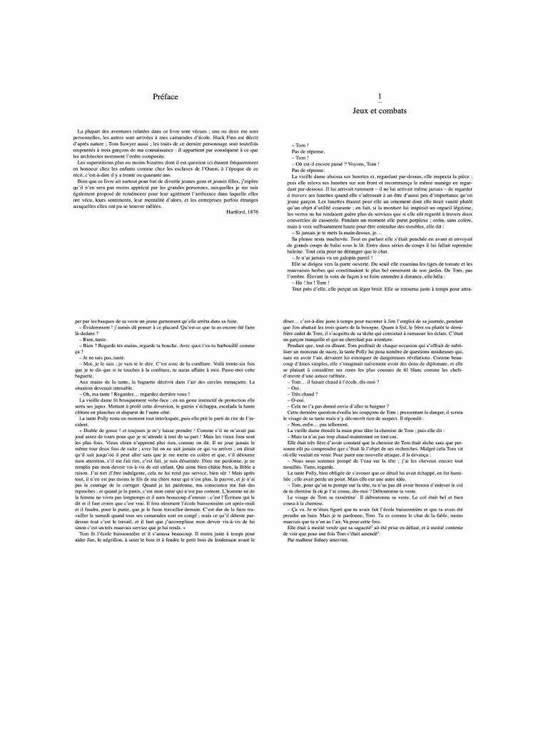 Tom Sawyer Chap1 5 | PDF