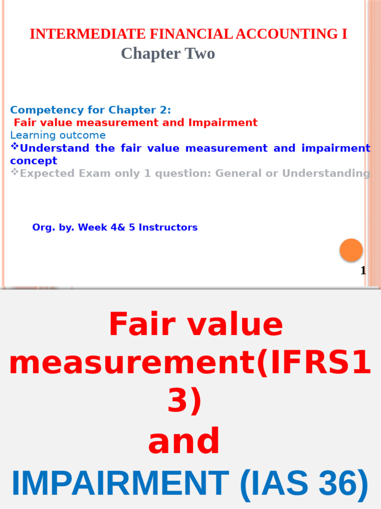 IFA I Ch02 Fair Value Measurement (With Questions) | PDF | Fair Value ...