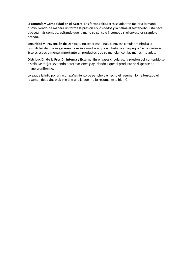 Ergonomía y Comodidad en El Agarre | PDF