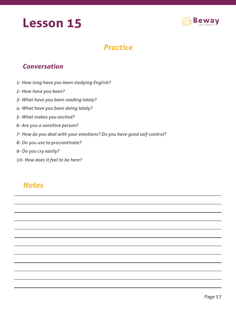 Words Lesson 15 | PDF