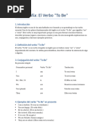 Introducción al verbo "to be" en inglés | PDF | Verbo | Idiomas