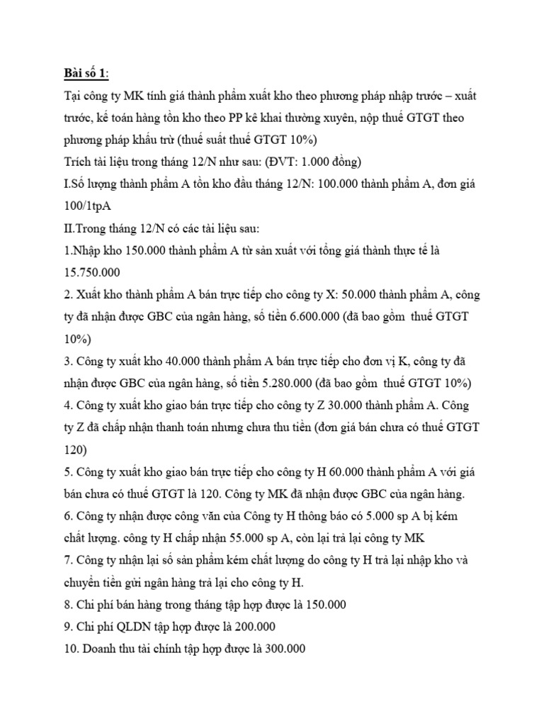 BT chuong 6 - pdf | PDF