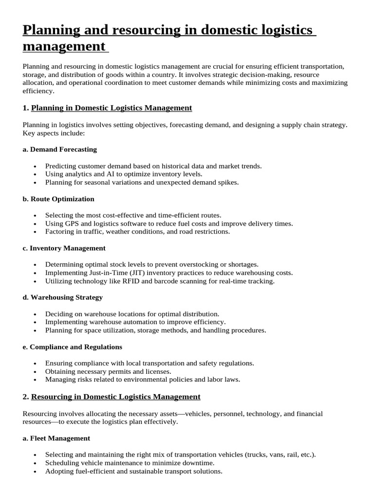 Planning | PDF | Logistics | Radio Frequency Identification