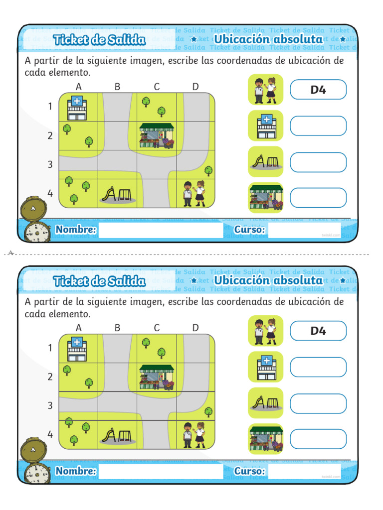 Coordenadas de Ubicación Absoluta | PDF