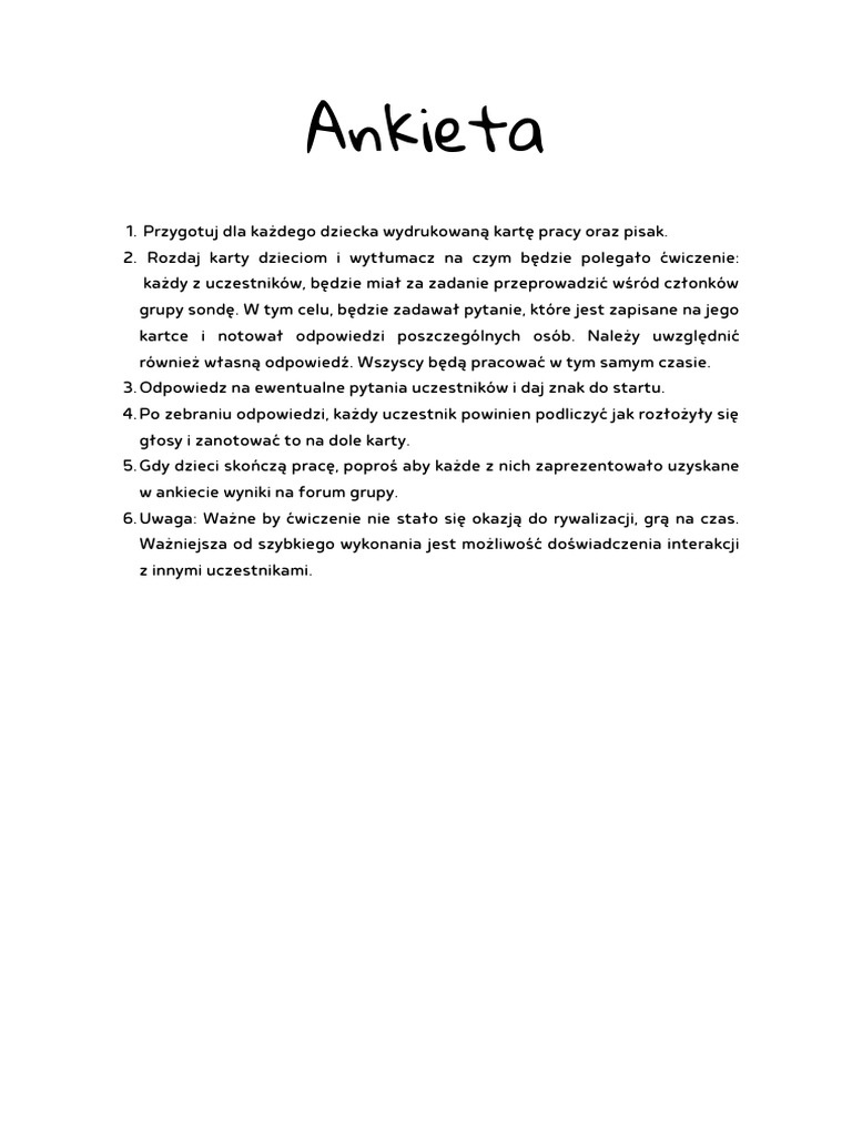 ankieta | PDF