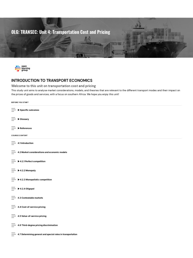 Download_Unit 4 Transportation cost and pricing | PDF | Monopoly ...