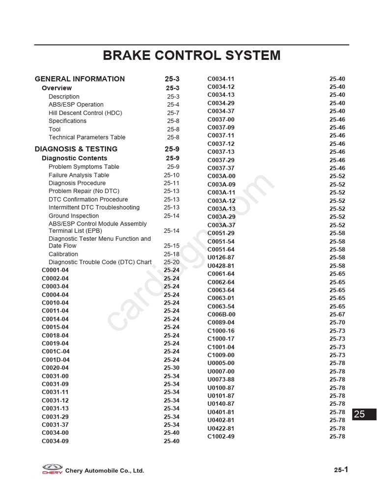 BRAKE CONTROL SYSTEM | PDF | Anti Lock Braking System | Brake