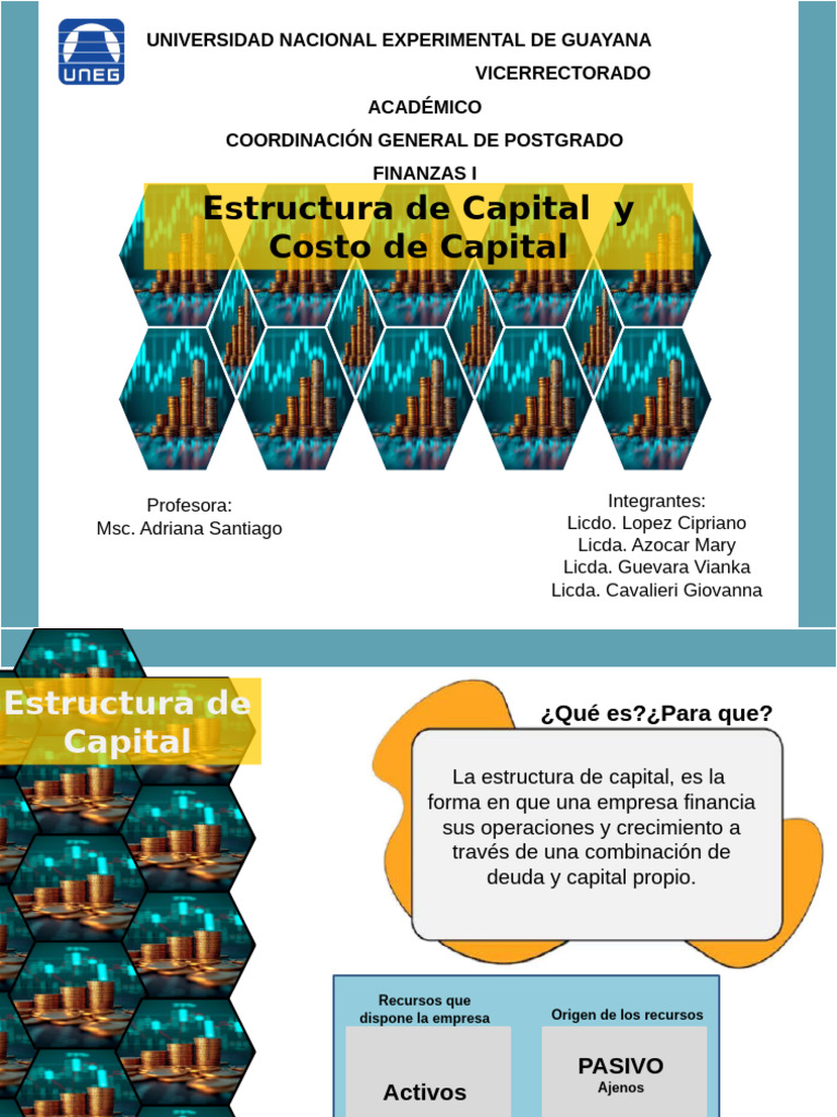 Estructura de Capital Post | PDF | Apalancamiento (Finanzas) | Deuda