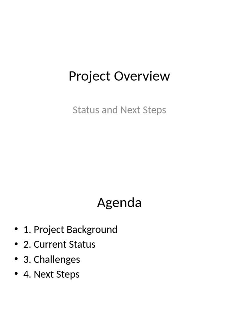 Project Overview Presentation | PDF
