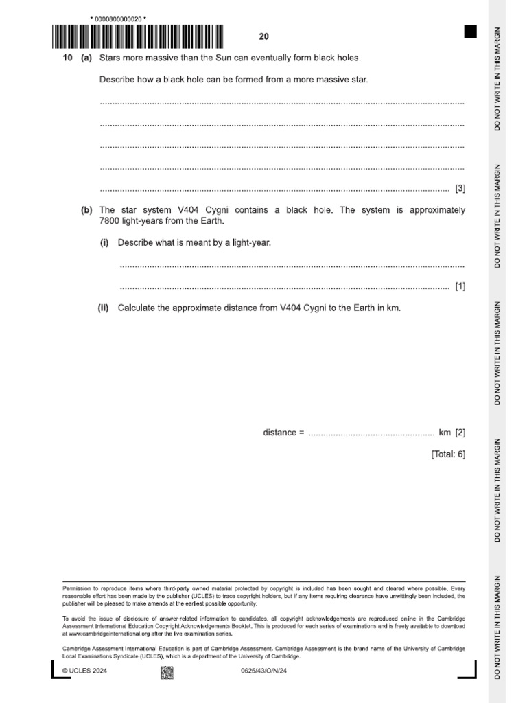 Space Physics Questions | PDF