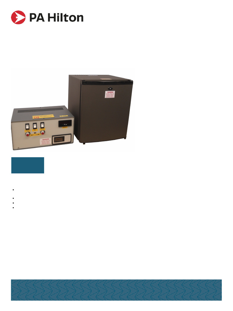 816-Absorption Refrigeration Demonstrator | PDF | Refrigerator | Refrigeration