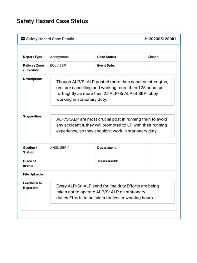 Safety Information Management System | PDF