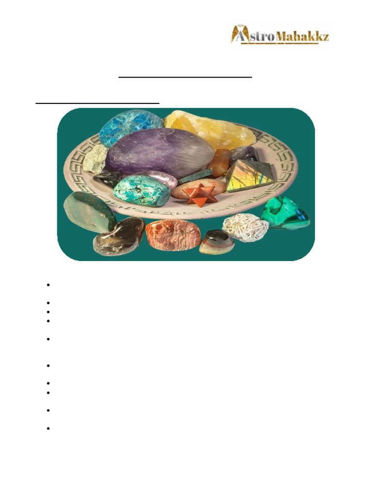 Introduction to Crystal Healing | PDF | Gemstone | Quartz