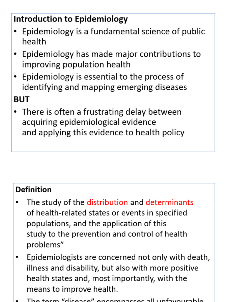 Fundamentals of Epidemiology Explained | PDF | Epidemiology | Cholera