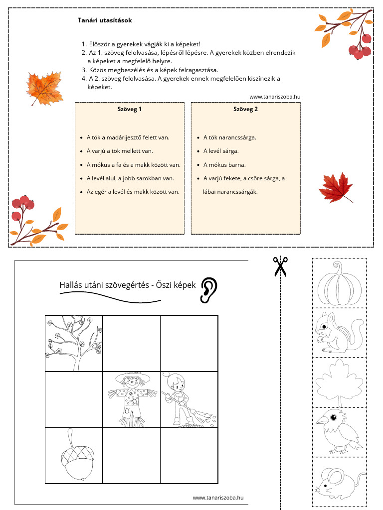 Szoveg Megoldas Oszi Kepek 1 Icb4wo | PDF