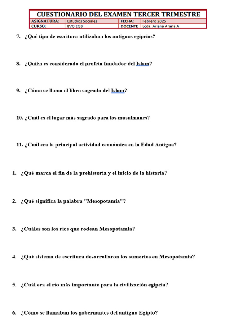 Simulador Examen de Sociales 2 Drake | PDF