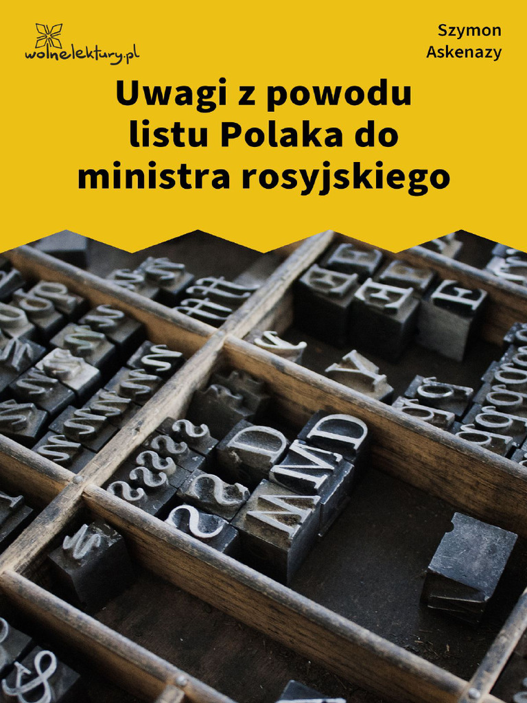 Uwagi Z Powodu Listu Polaka Do Ministra Rosyjskiego | PDF