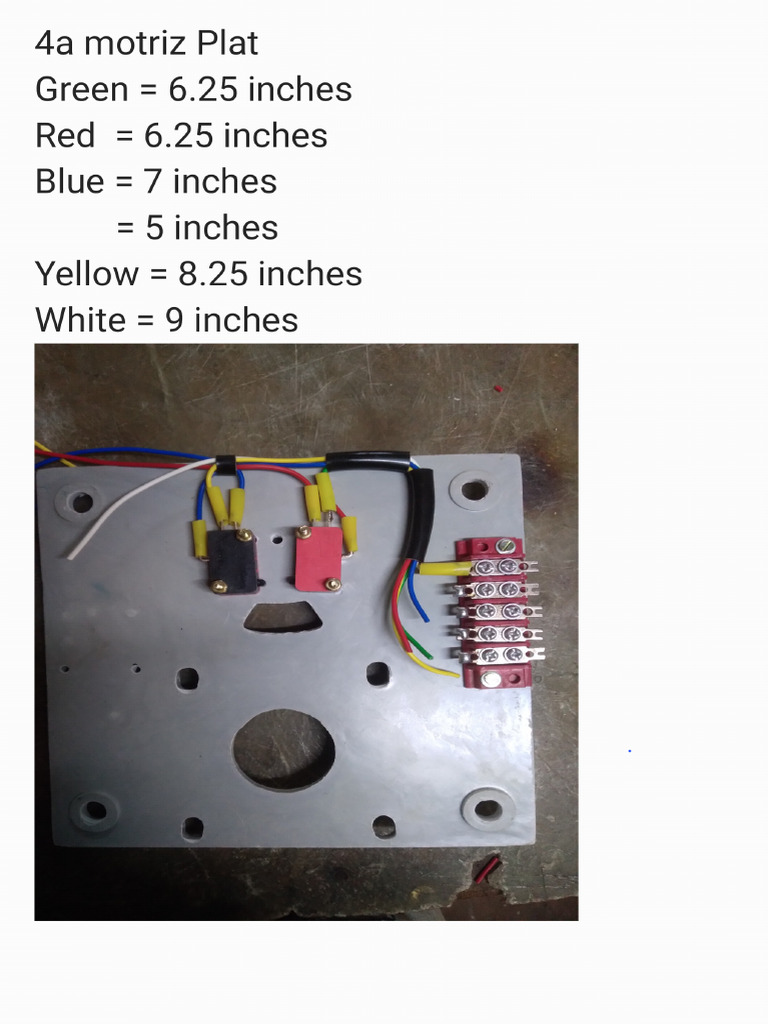 Motriz Plat wire siz | PDF