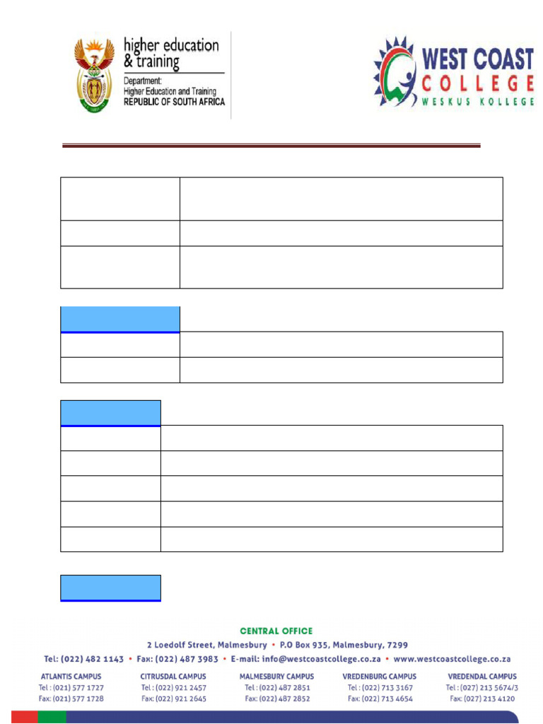 National N Diploma - Public Management Logbook | PDF | Budget | Experience