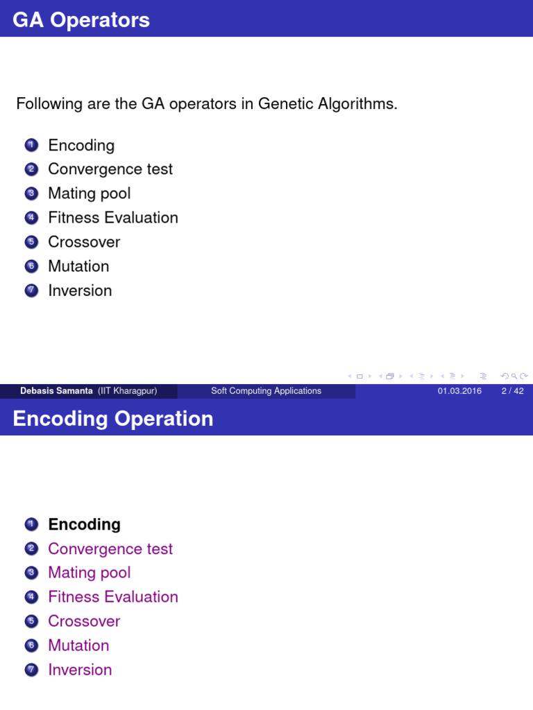 GA EncodingTechniques TSPexample | PDF | Genetic Algorithm | Gene