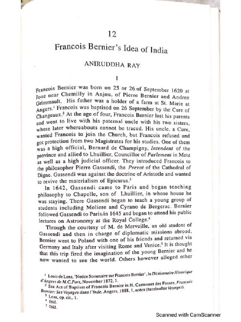 Bernier's Idea of India - A. Ray-Compressed | PDF
