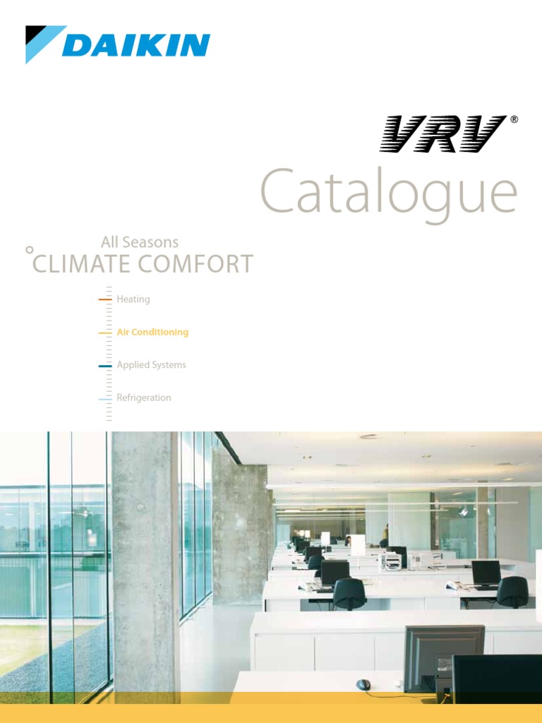 VRV Catalogue | PDF | Heat Pump | Hvac