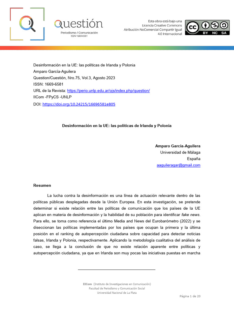 Documento - Completo +Amparo+García-Aguilera pdf-PDFA | PDF | Polonia | Facebook