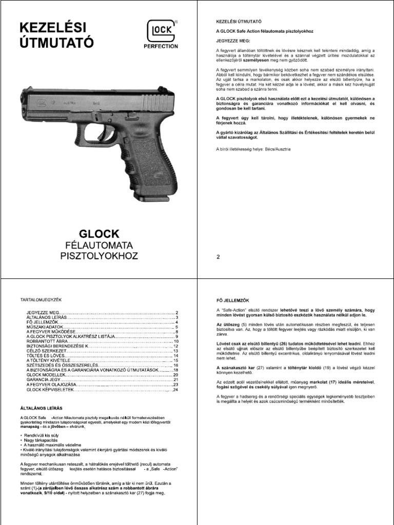 Glock Kezelesi Utmutato | PDF