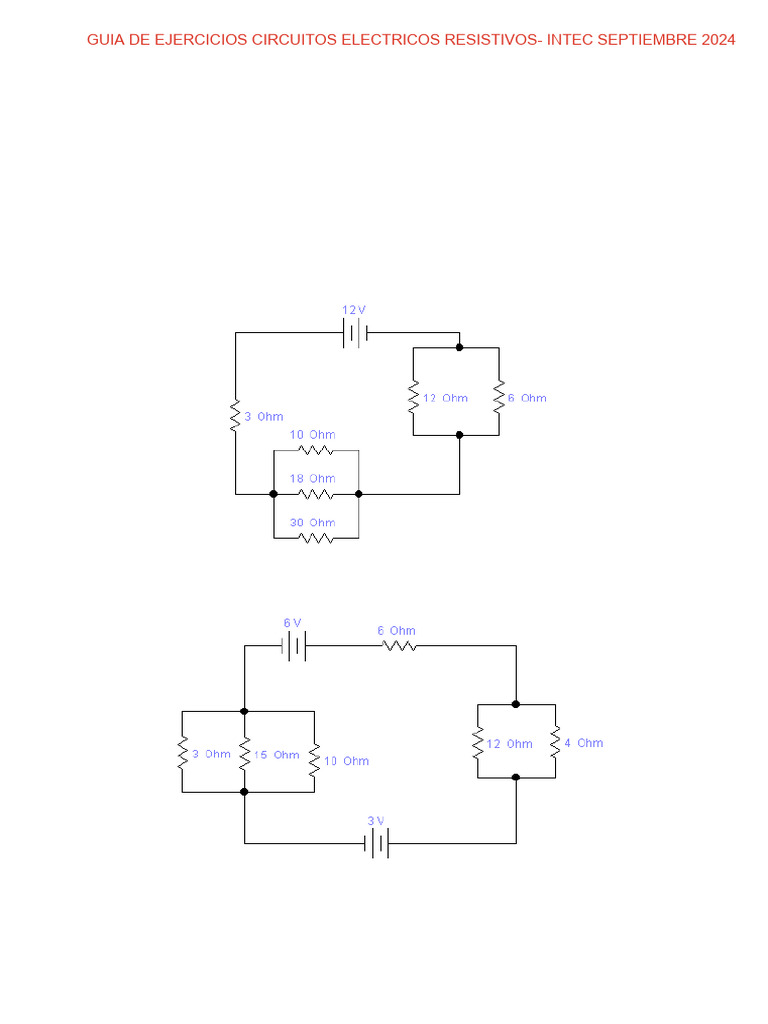 Circuitos Electricos | PDF | voltaje | Corriente eléctrica