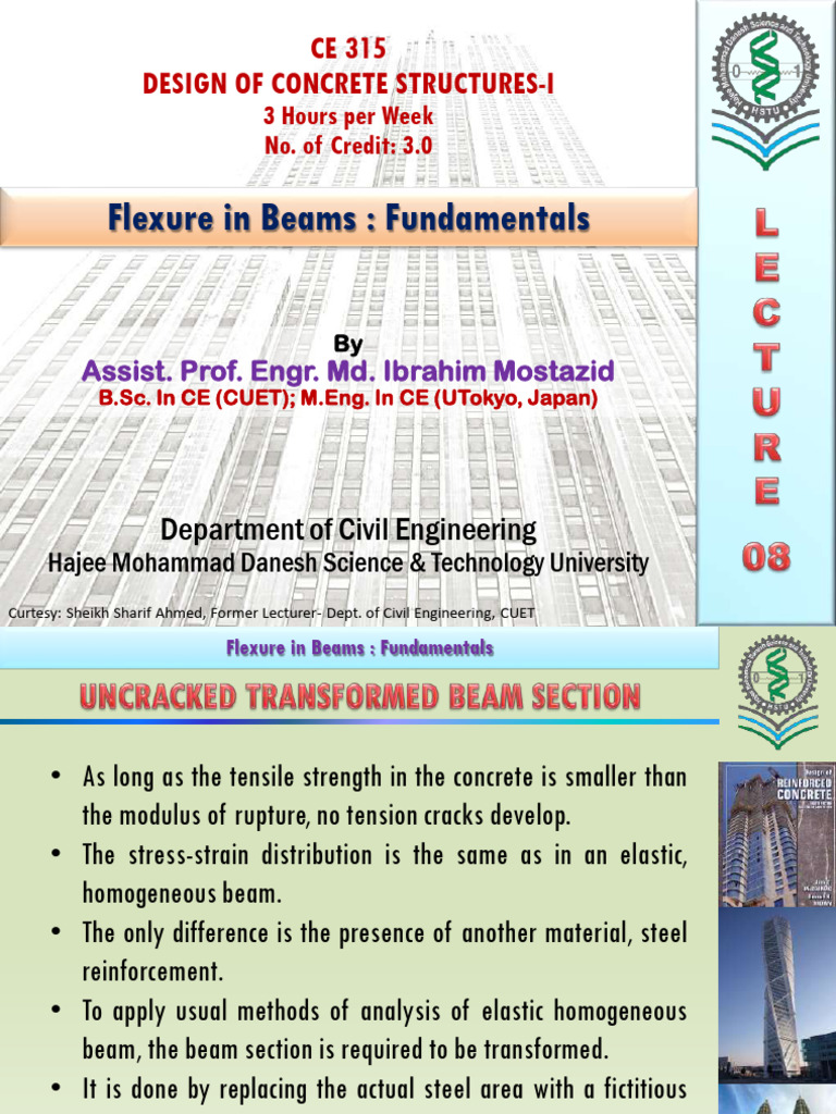 08 Flexure in Beams Fundamentals 02 | PDF | Bending | Beam (Structure)