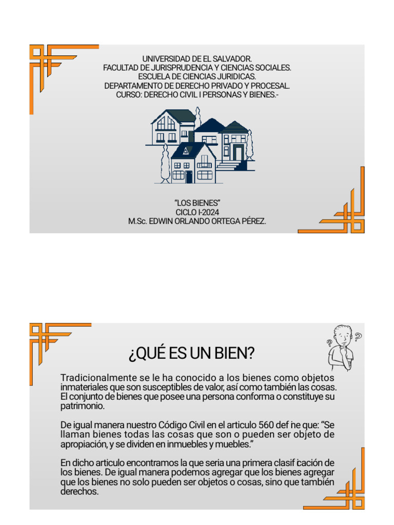 Los Bienes y Su Clasificación | PDF | Bienes | Bienes (Ley)