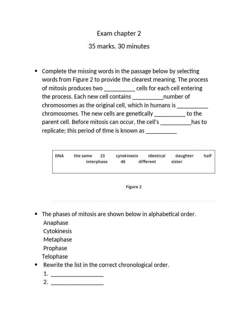 Exam Chapter 2 | PDF