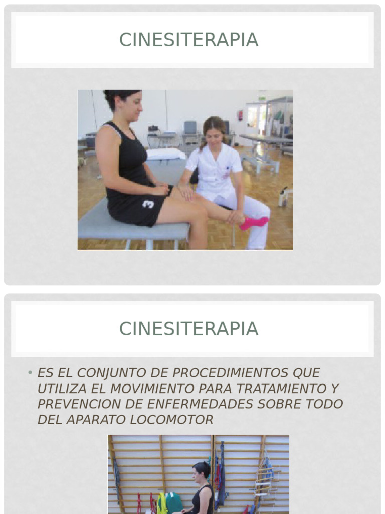 Cinesiterapia Pdf Contracción Muscular Músculo