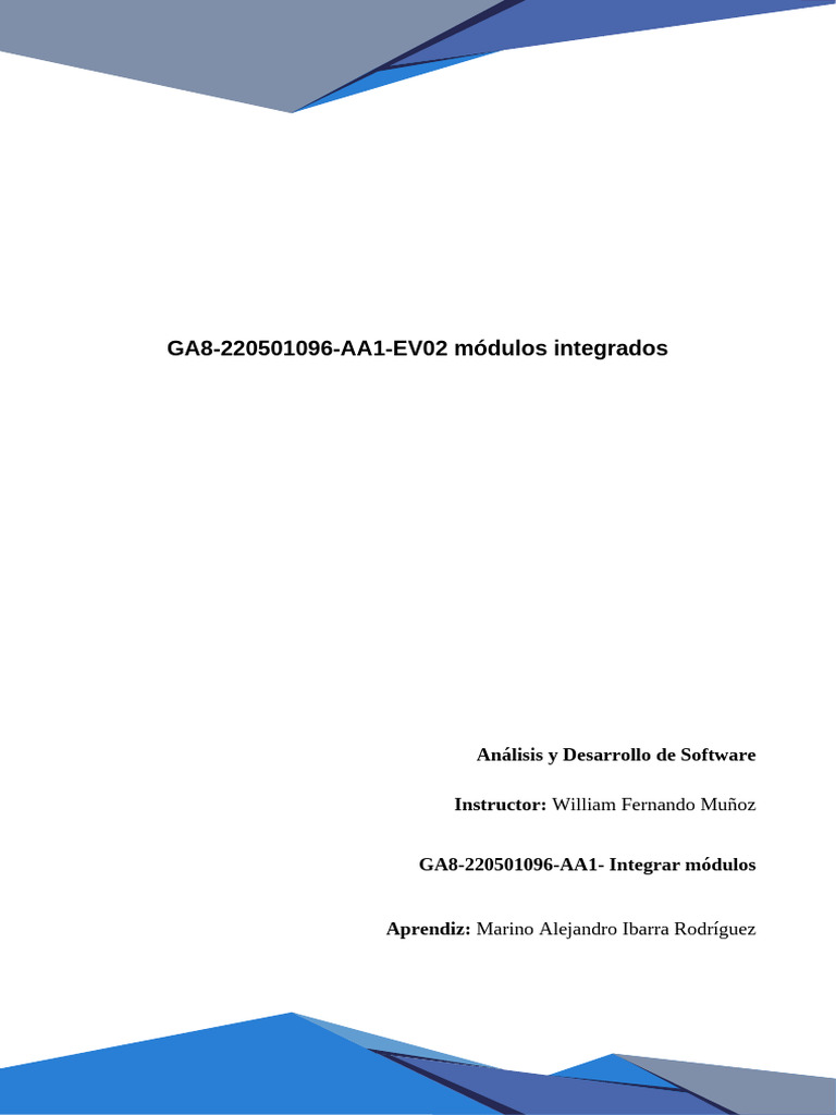 GA8-220501096-AA1-EV02 Módulos Integrados | PDF | Tecnologías de la ...