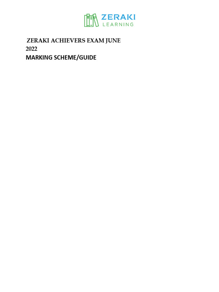 Art and Design Form 3 Paper 2 - Marking Scheme | PDF | Composition ...