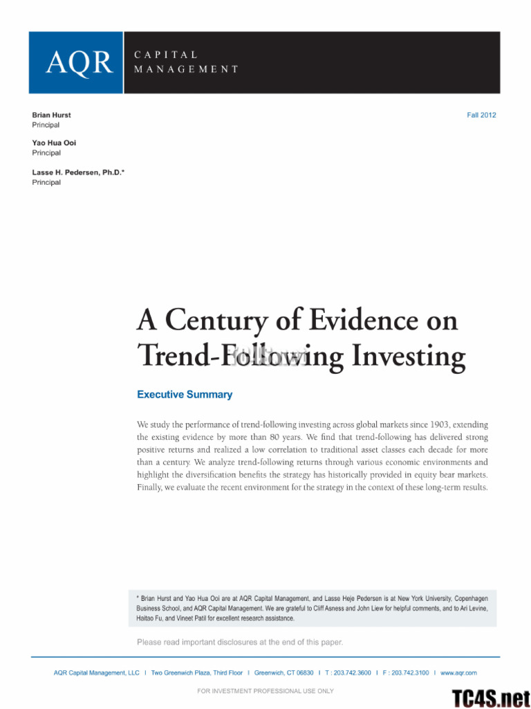 6 Century_Evidence_Trend_Following | PDF