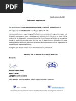 Experience Certificate. | PDF