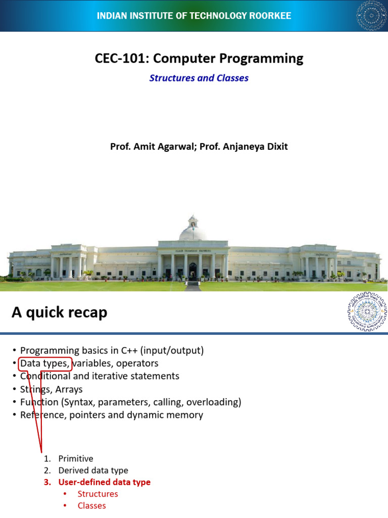 6. Structures and Classes (1) | PDF | Programming Paradigms | Computer Engineering